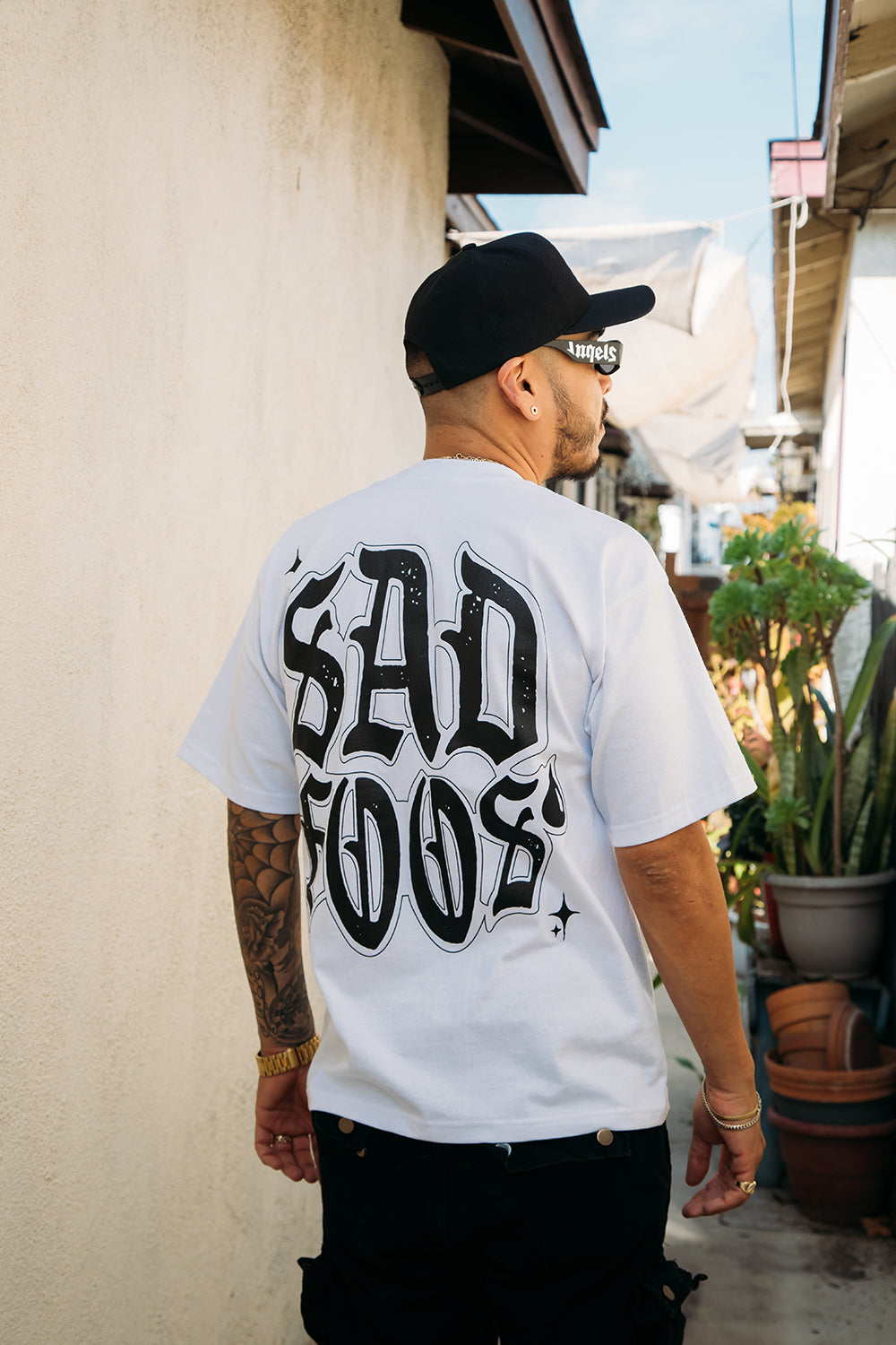 "Certified Sadness" Sad Foos Proclub Tee (White) – Sad Foo Distribution